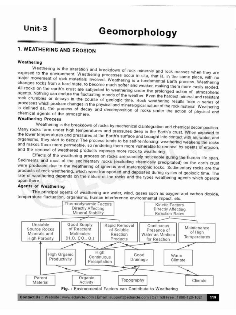 Geomorphology Note | PDF