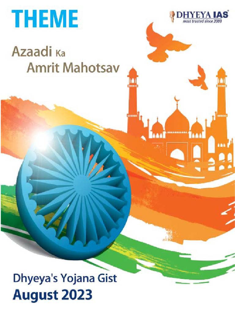 Gist of Yojana Magazine in English August 2023 | PDF