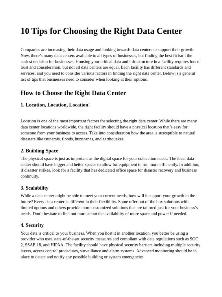 DataCenter Issues | PDF | Data Center | Information Technology