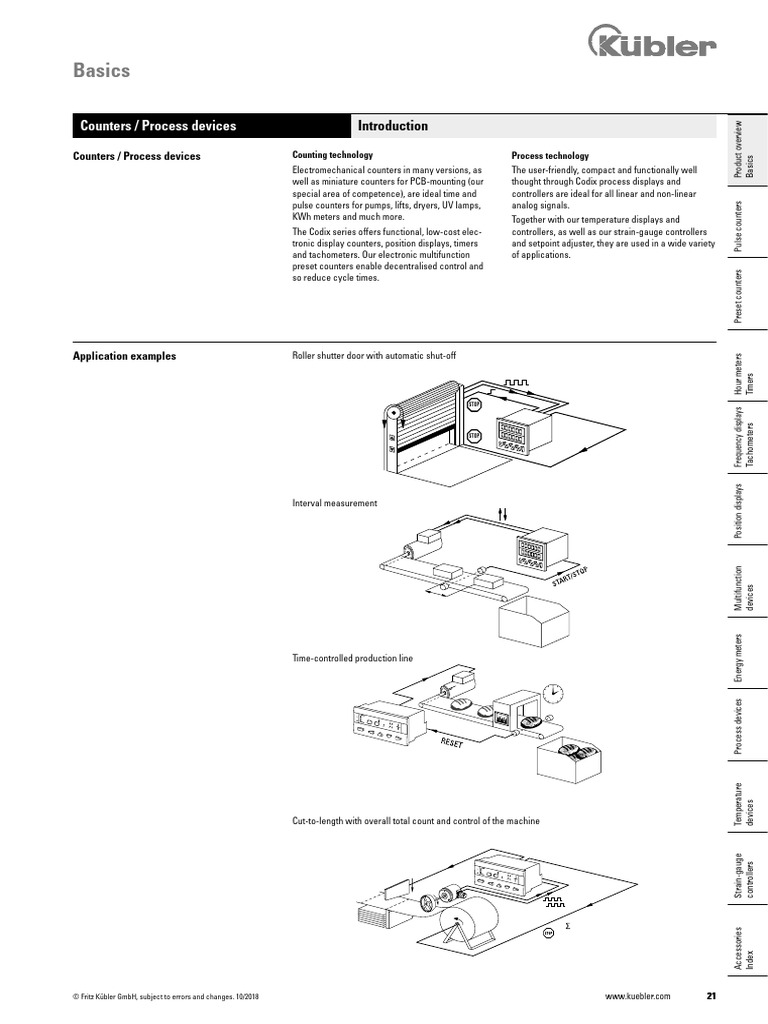 ZP Basics Counters Process Devices en | PDF | Rectifier | Timer