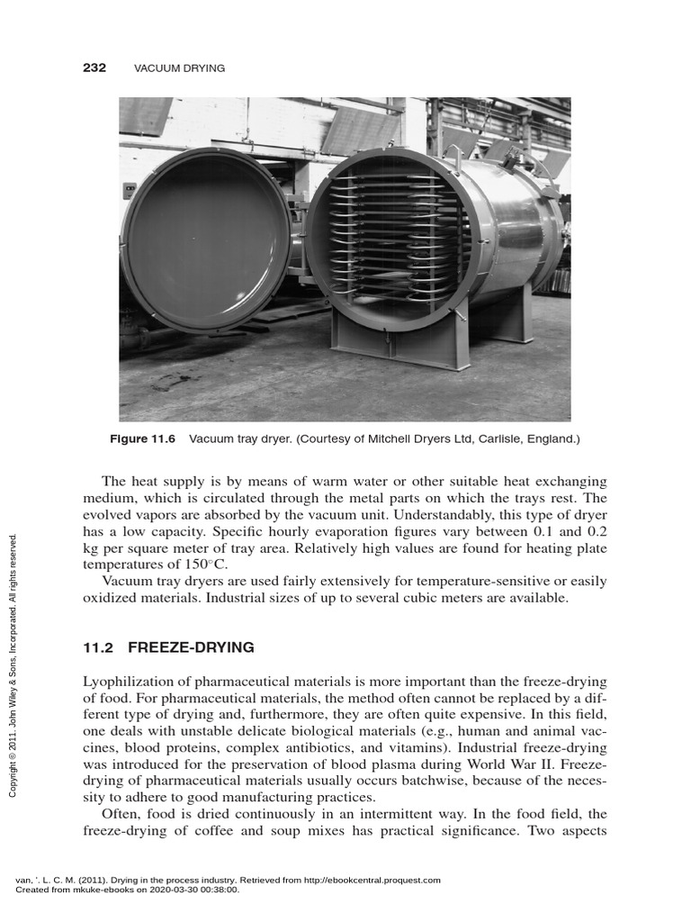 Freeze Drying | PDF