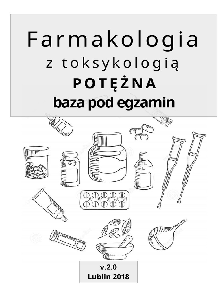 POTĘŻNA Baza Z Farmakologii Lek | PDF