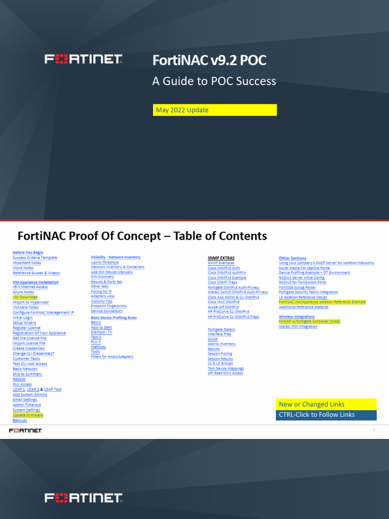 FortiNAC v9.2 Getting Started Guide Partner | PDF | Computer Network | Ip Address