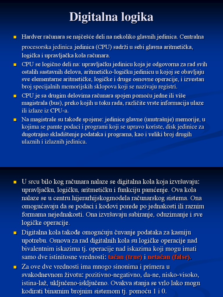 Digitalna Logika 30 WWW - Ponude | PDF