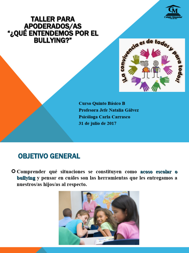 Taller para Apoderados sobre Bullying | PDF