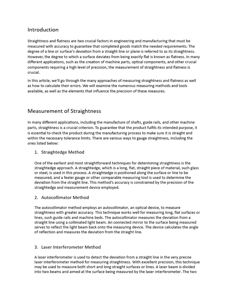 MQA Write-Up Assignemnt | PDF | Interferometry | Accuracy And Precision