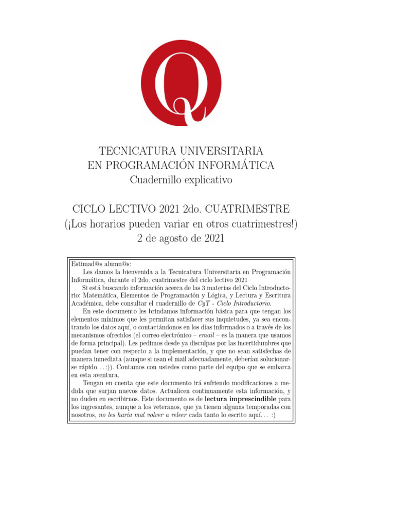 dcyt._cuadernillo_tecnicatura_universitaria_en_programación_informática_(mod._el_2_8) | PDF