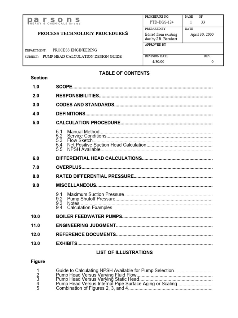 Pump Head Calculation Design Guide PDF Free | PDF | Pump | Boiler