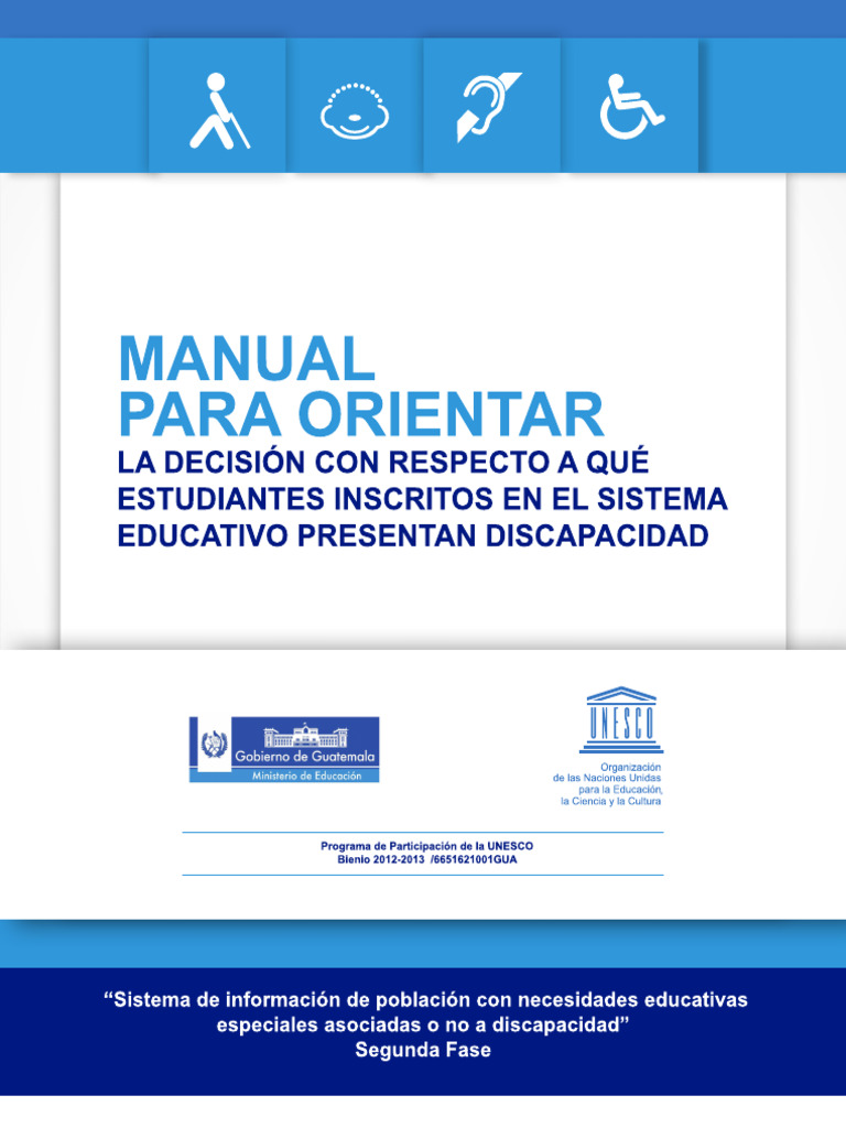 Manual Para Orientar La Decisión Con Respecto a Estud.inscritos.sist ...