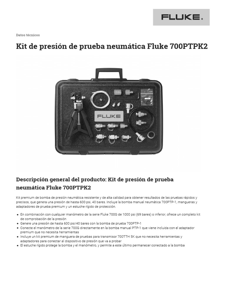 Fluke 700P | PDF
