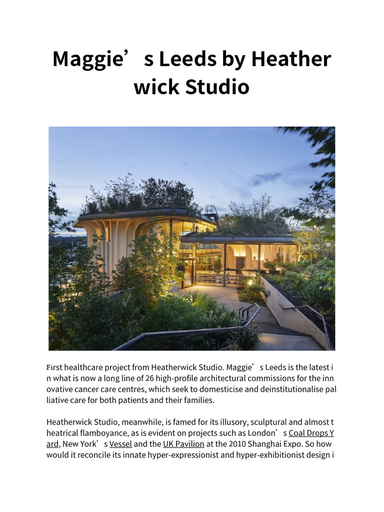 Aniqa Saleem-Maggie's Yorkshire | PDF