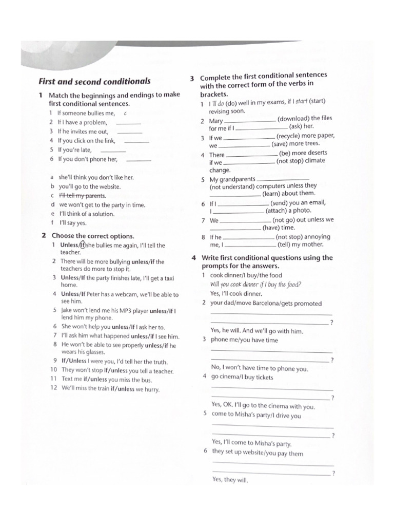 Conditional Sentences | PDF