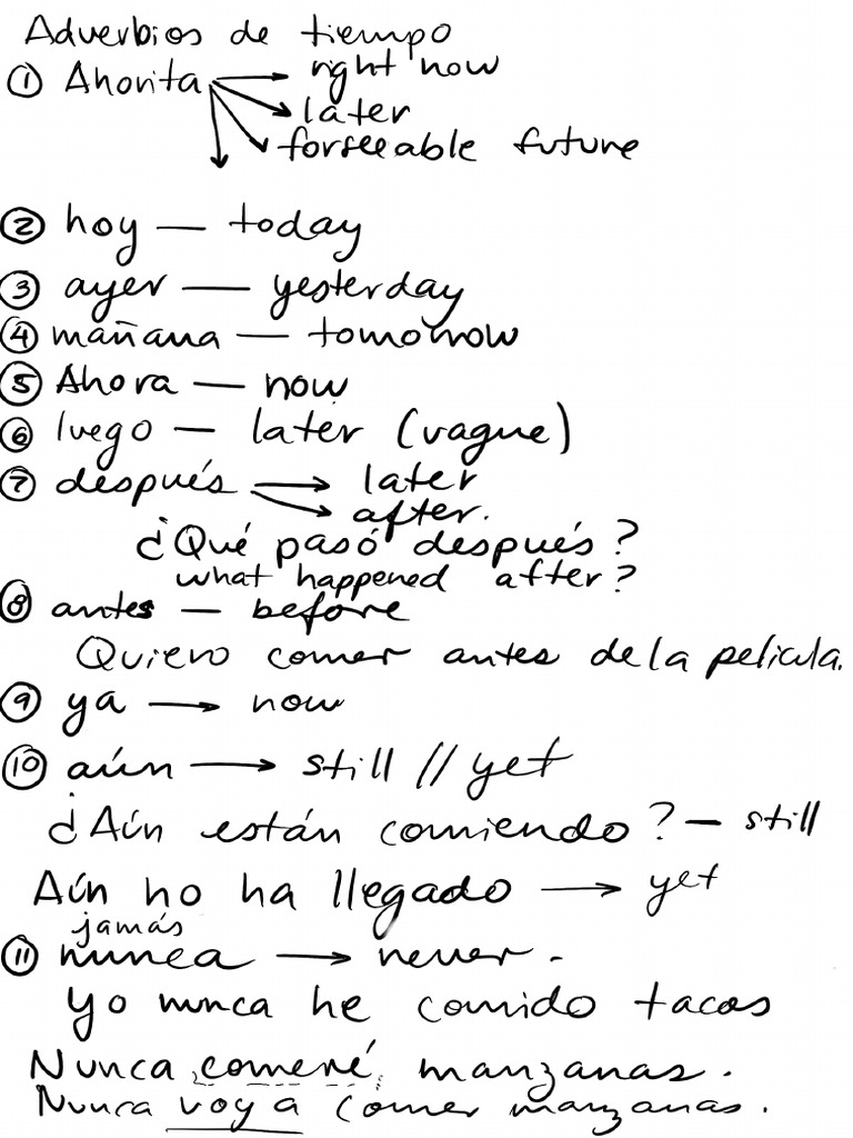 Apuntes de Español 5 | PDF