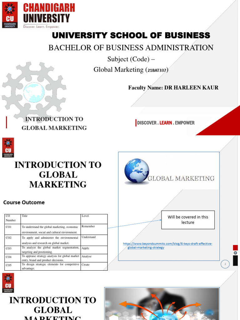 Global Marketing | PDF | Marketing | Market (Economics)