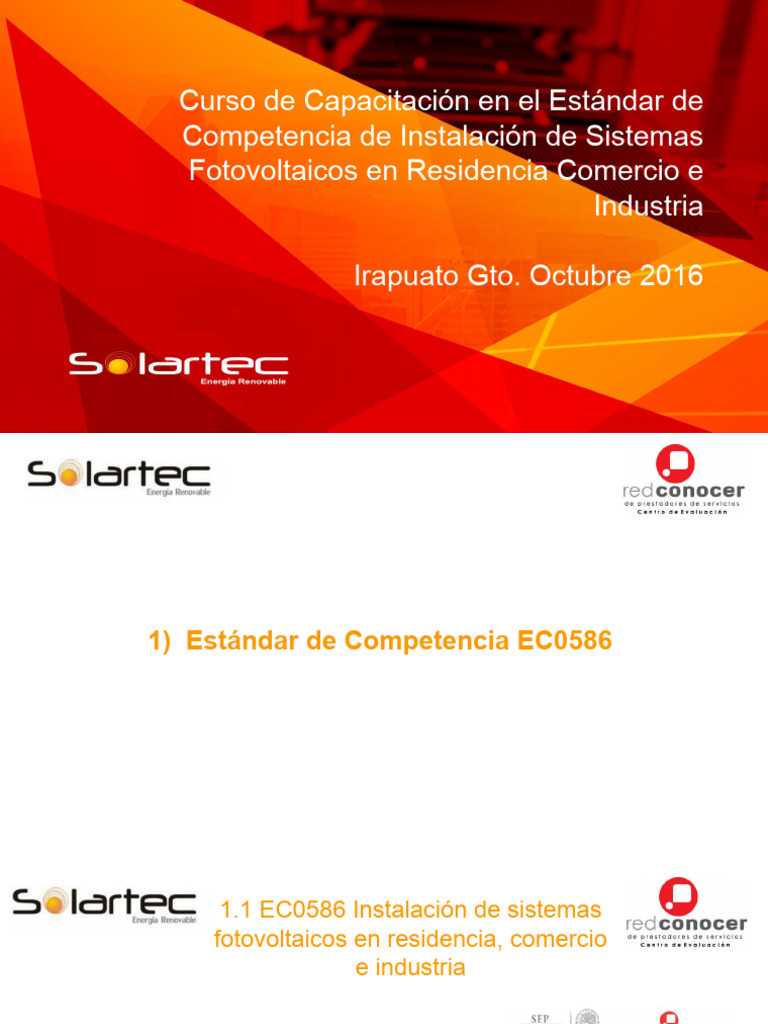 Presentacion Conocer Solartec V2.0 | PDF
