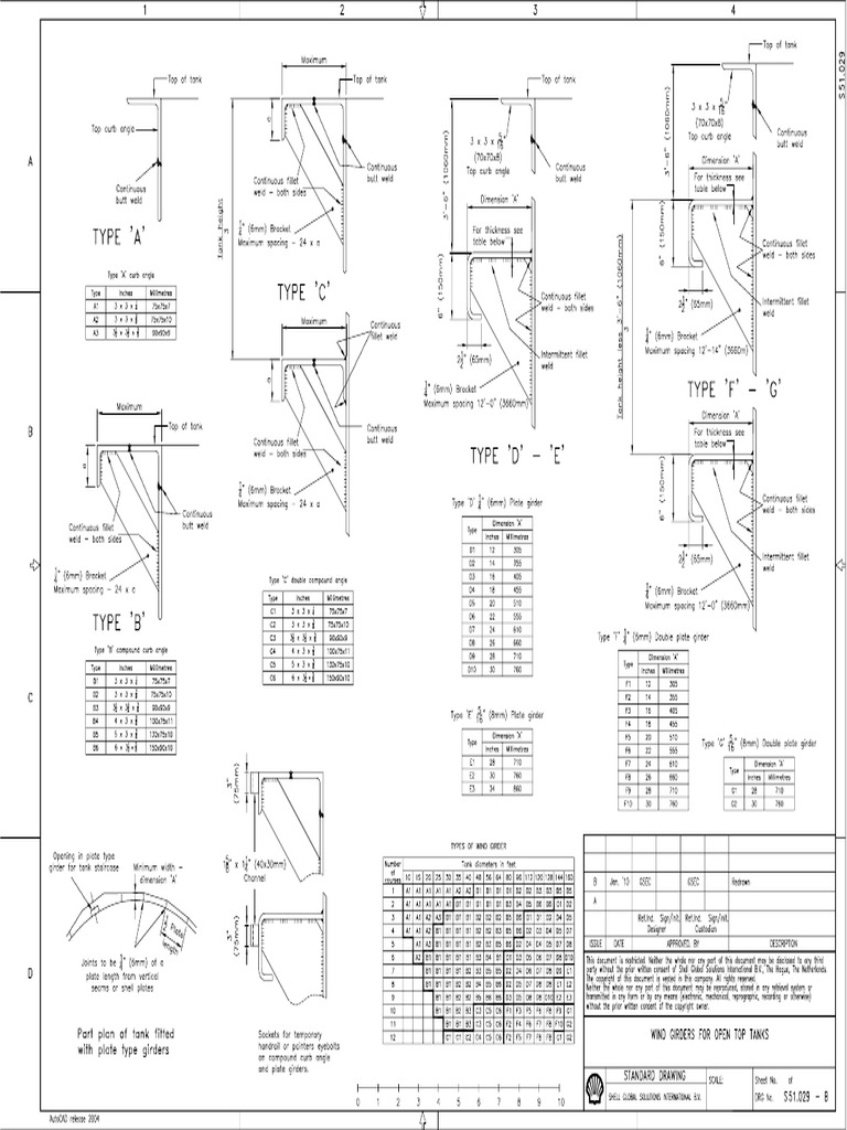 Tank Typical Drawingsh | PDF