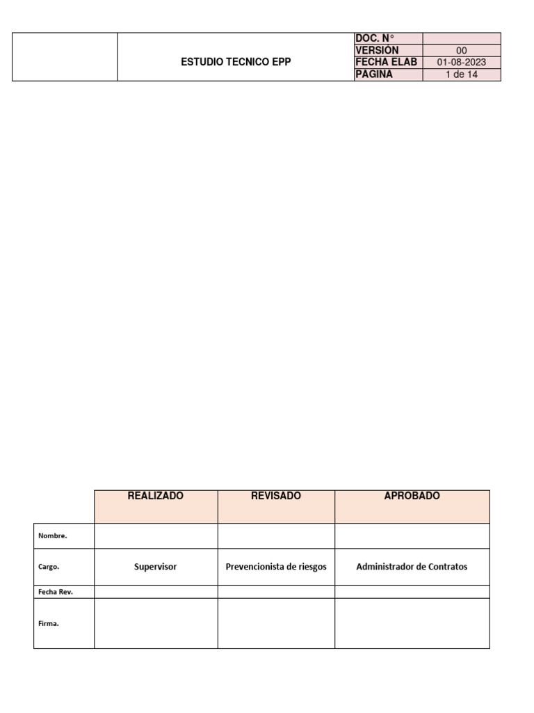 Estudio Tecnico EPP | PDF | Casco | Materiales