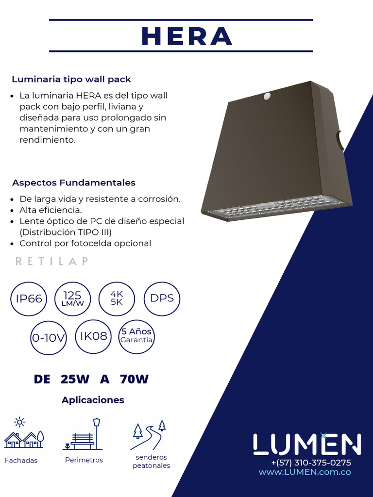 Ficha Técnica HERA | PDF