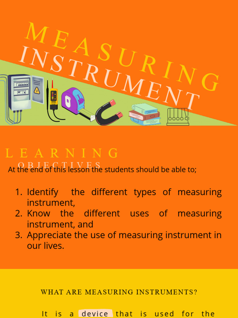 Measuring Instrument | PDF | Electrical Engineering | Manufactured Goods