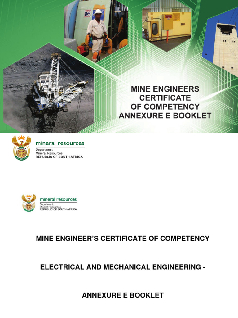 NEW Annexure E Booklet - Revised | PDF