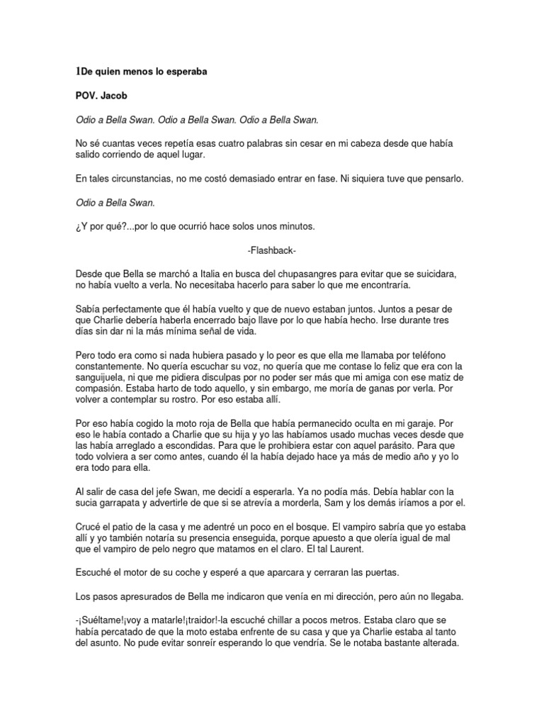 Novilunio (Edward Jacob) | PDF | Jacob