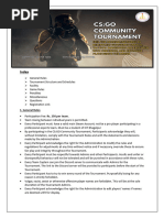 Esports - CODM Rules and Guidelines | PDF
