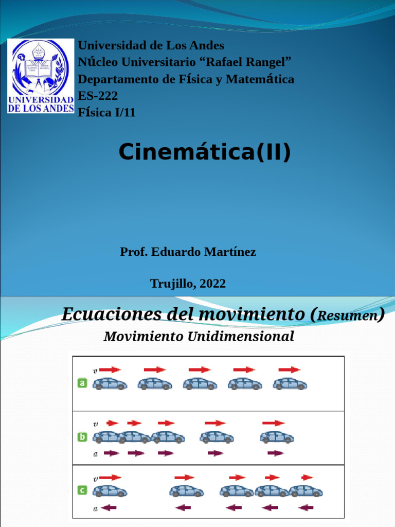 Fisica11_Tema2_Cinemática_ 2D_ES222 | PDF