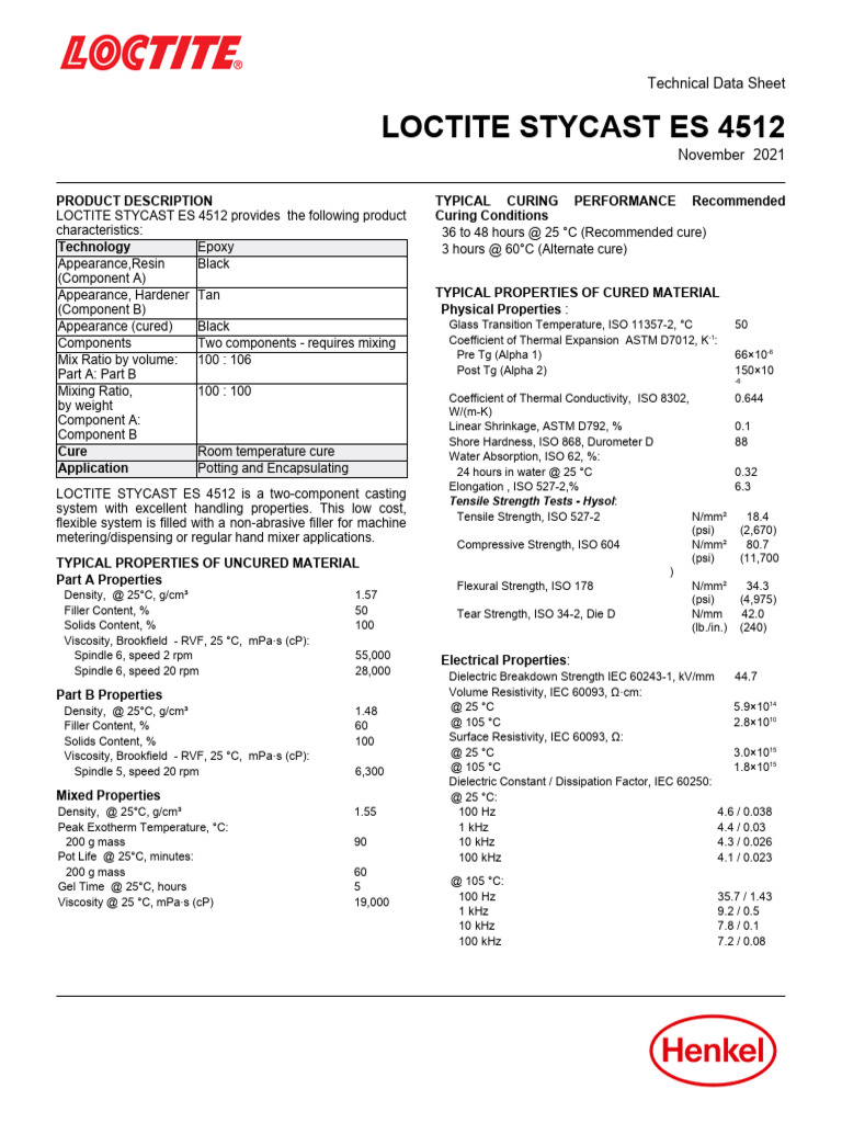 LOCTITE-STYCAST-ES-4512-en_US | PDF
