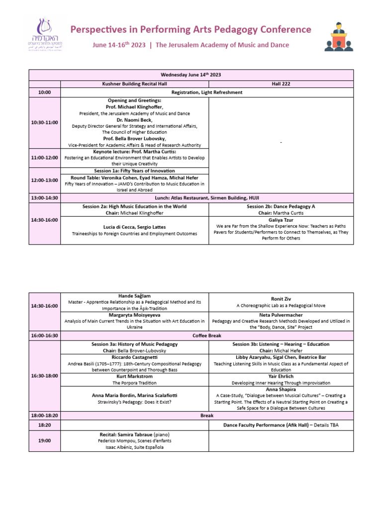 PAP Conference Program 2023 | PDF