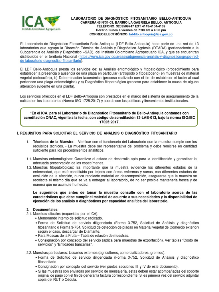 Portafolio de Servicios LDF Bello Antioquia 2023 2 | PDF