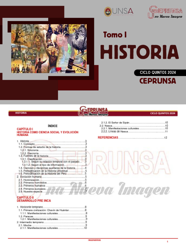 Tomo Historia 1 Pdf