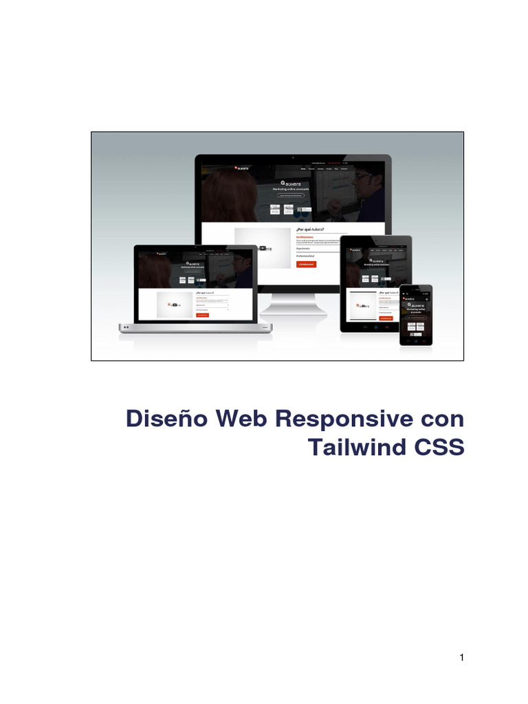 Diseño Resposive con Tailwind CSS | PDF