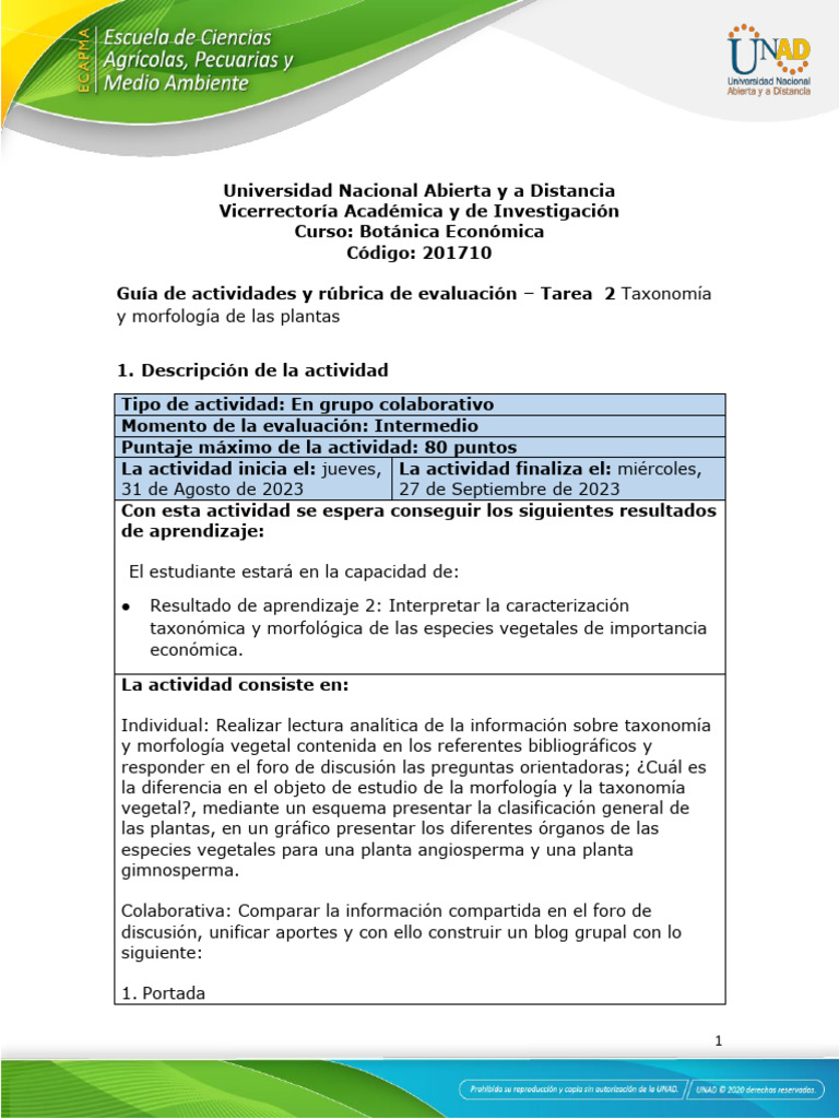 Guia de Actividades y Rúbrica de Evaluación - Unidad 2 - Tarea 2 ...