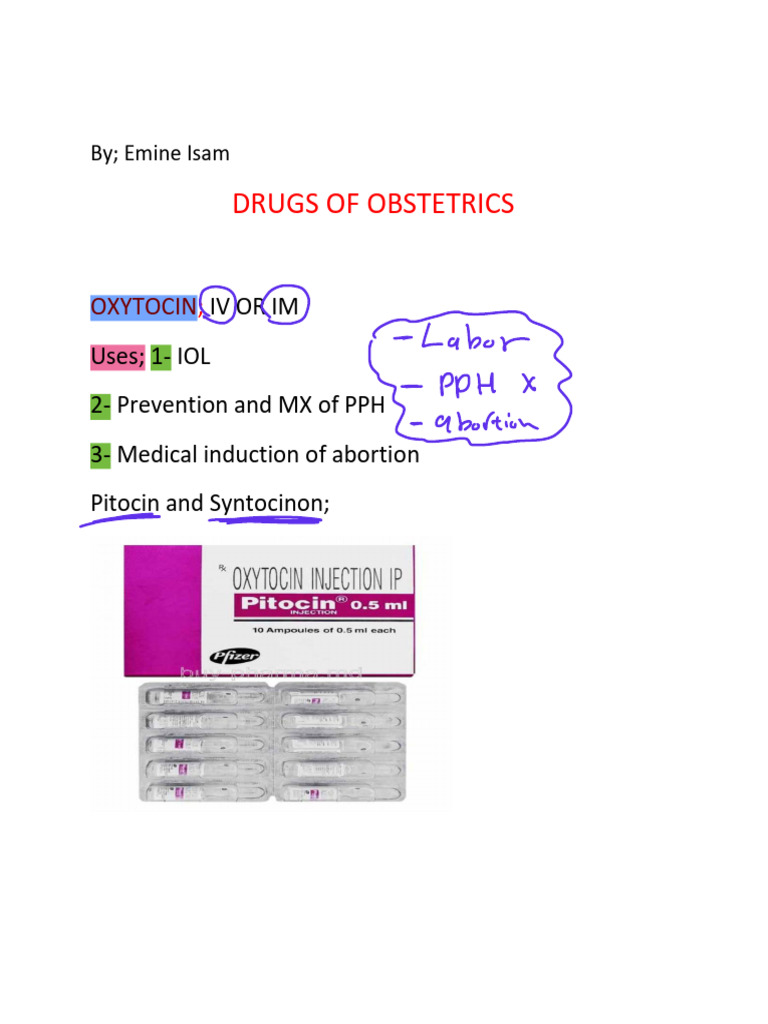 4-Drugs of Obstetrics | PDF
