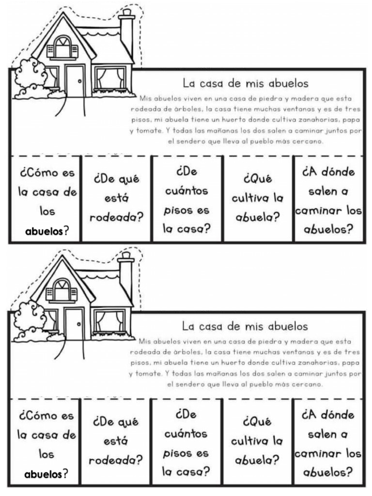 Casa Comprensión Lectora | PDF