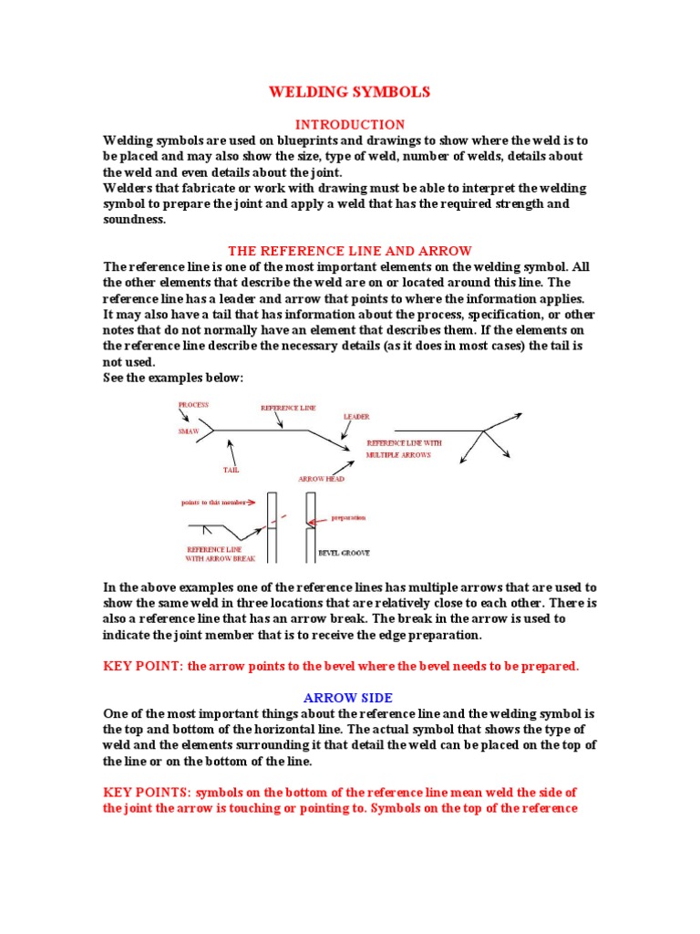 Welding Symbols Guide | PDF | Metalworking | Mechanical Engineering