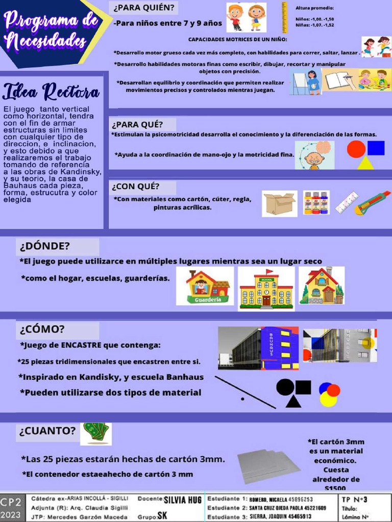 Programa de Necesidades - PRE ENTREGA | PDF