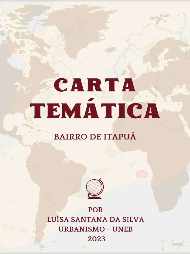 Brown Vintage Geography Map | PDF