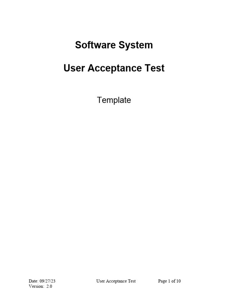 3 CSC710 System UAT Template Ans Finsl | PDF