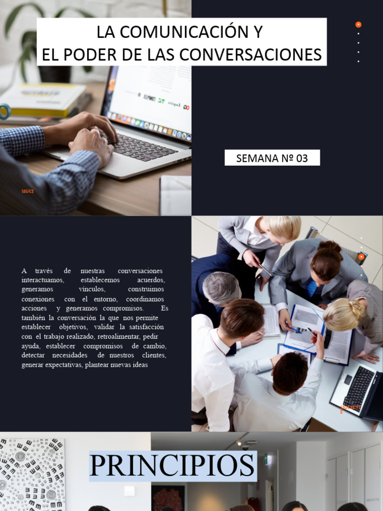 Poder de las Conversaciones y Compromisos | PDF | Comunicación ...