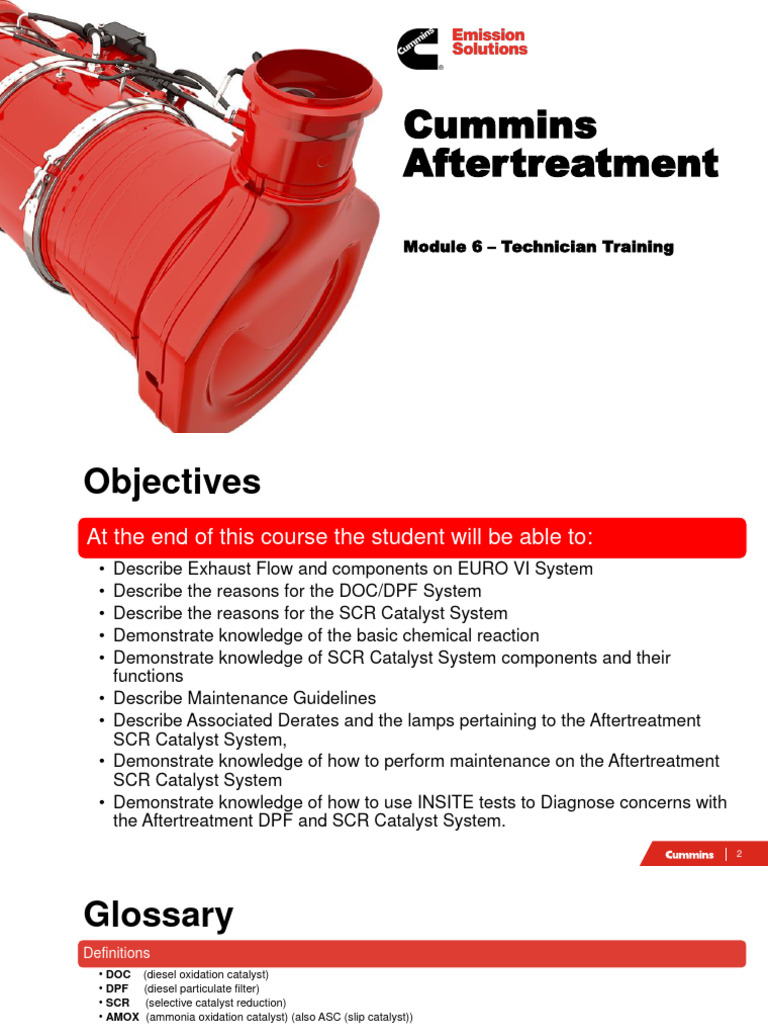 Module 06 - Cummins Aftertreatment | PDF | Tecnología