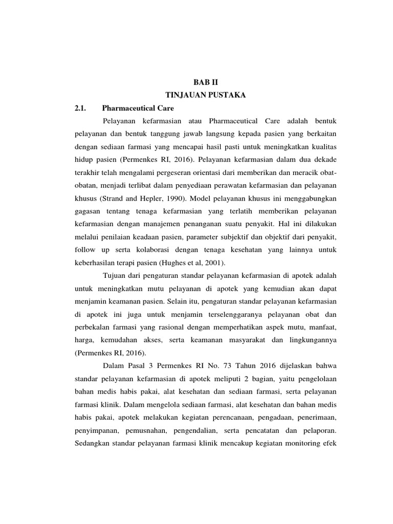 BAB 2 Pharmaceutical Care | PDF