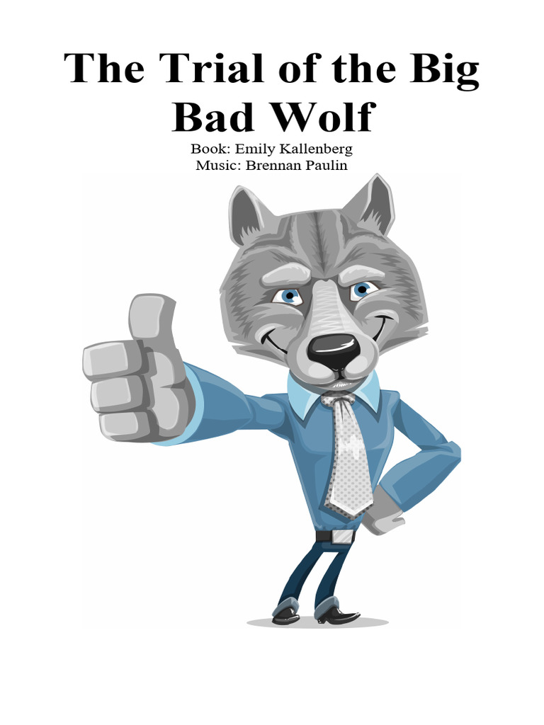 The Trial of the Big Bad Wolf Script | PDF | Courtroom | Judiciaries