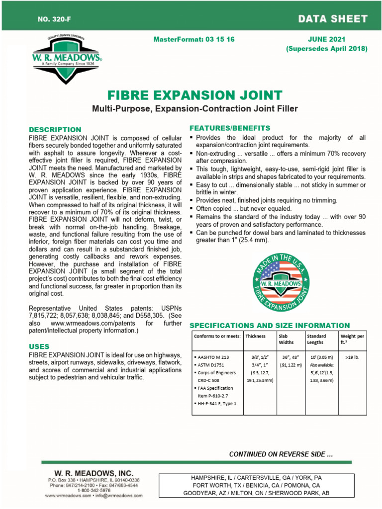 Fibre Expansion Joint | PDF