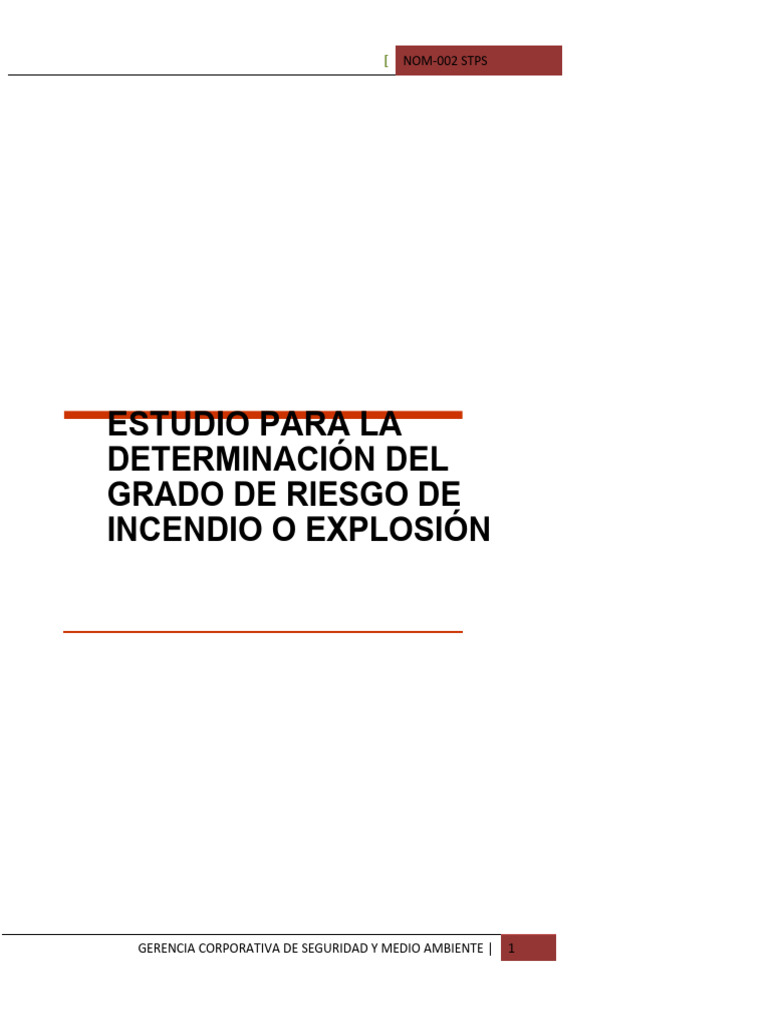 1 Determinación de Grado de Riesgo de Incendio | PDF | Tecnología