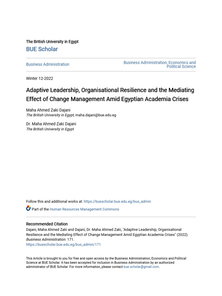 Robustness 2 | PDF | Leadership | Psychological Resilience