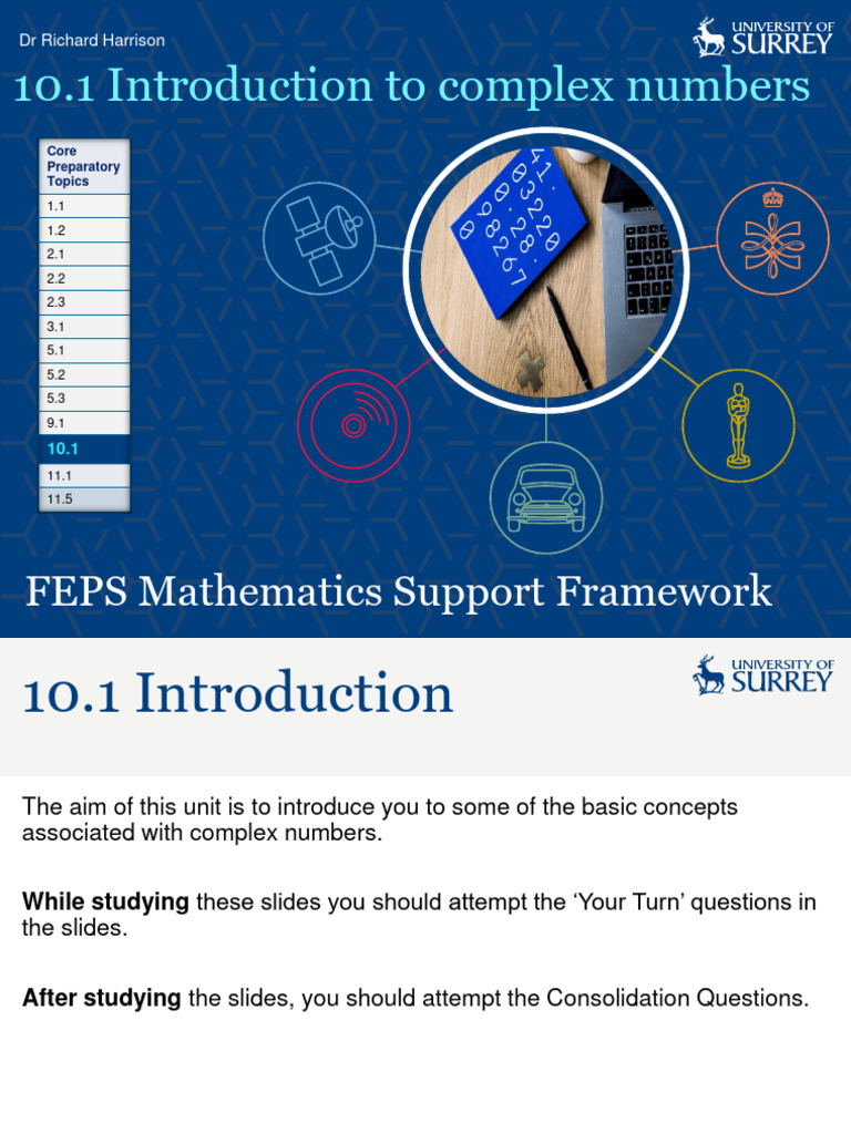 10.1 Introduction To Complex Numbers | PDF | Complex Number | Mathematics
