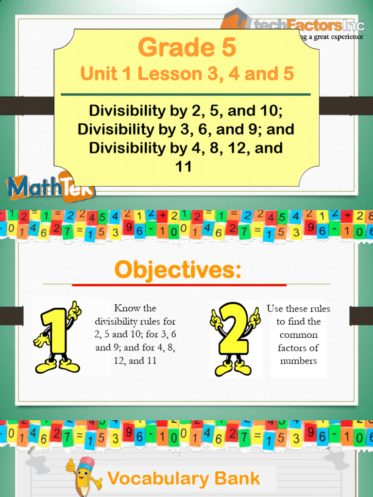Divisibility Rules | PDF | Division (Mathematics) | Discrete Mathematics