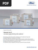 Manual de Usuario Elmasonic Easy | PDF | Ultrasonido | Quemar