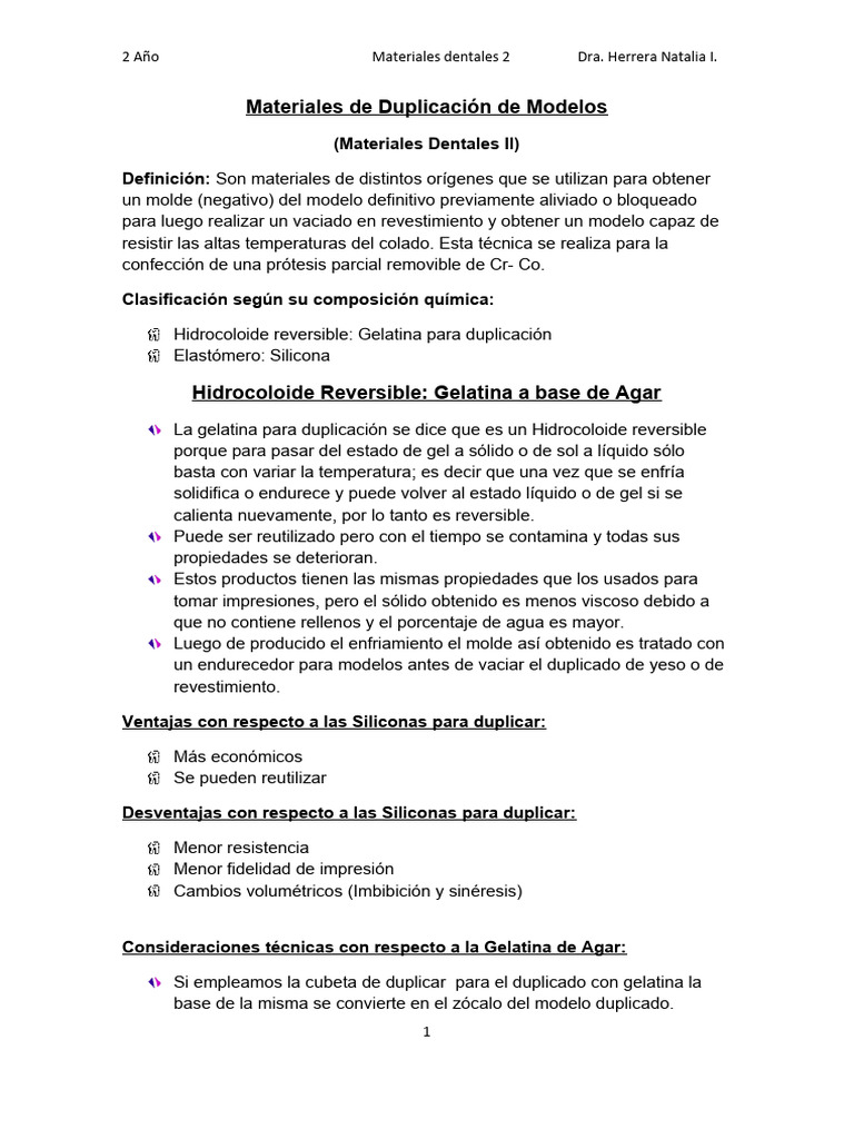 Materiales de Duplicación de Modelos | PDF Materiales de Duplicación de Modelos | PDF